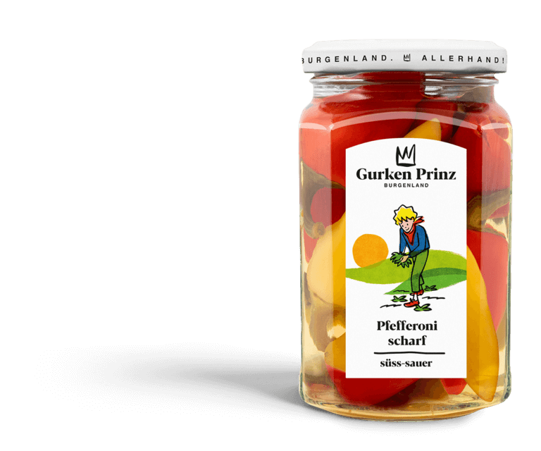 Pfefferoni scharf - Gurkenprinz